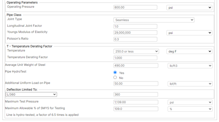Maximum Allowable Pipe Span Length – Gas – Technical Toolboxes ...
