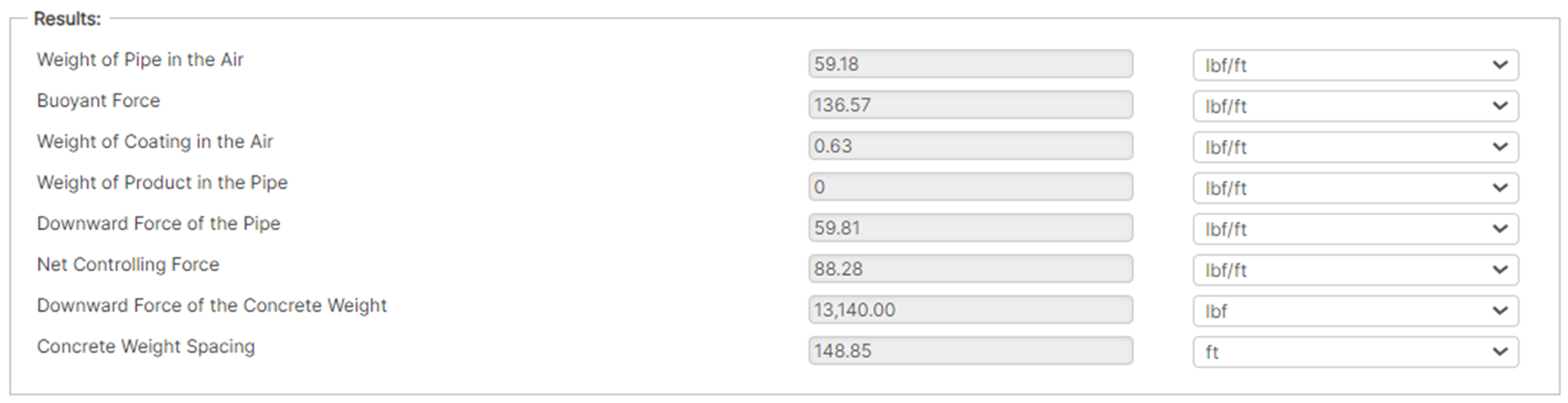 Buoyancy Analysis & Concrete Weight Spacing – Gas – Technical Toolboxes ...